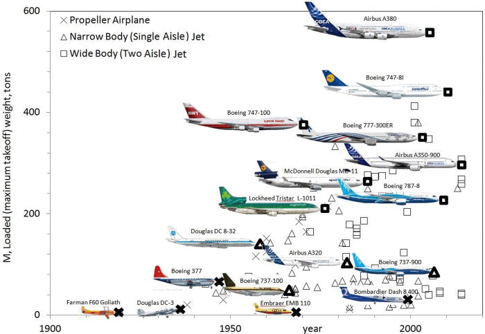 Un estudio relaciona la evolución de los aviones y de los animales ...